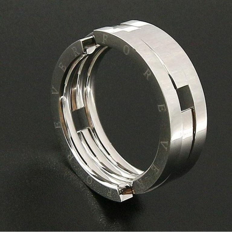 Titanium Steel Deformable Ring - Harry Cleef 925 Sterling Silver ...